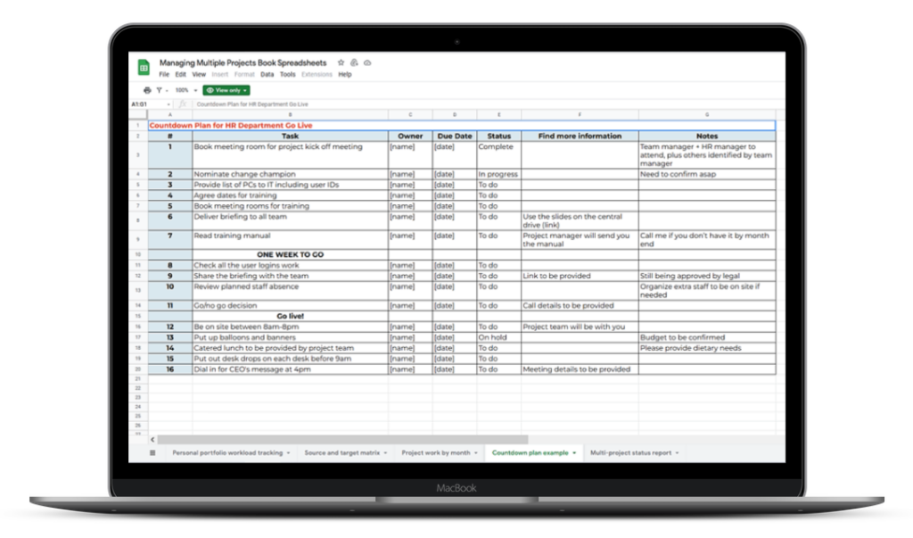 Managing Multiple Projects Online Resources Elizabeth Harrin